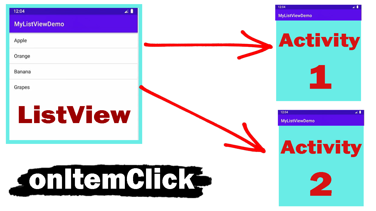 GitHub - siamkholo/MyListViewDemo: Code to make ListView Clickable