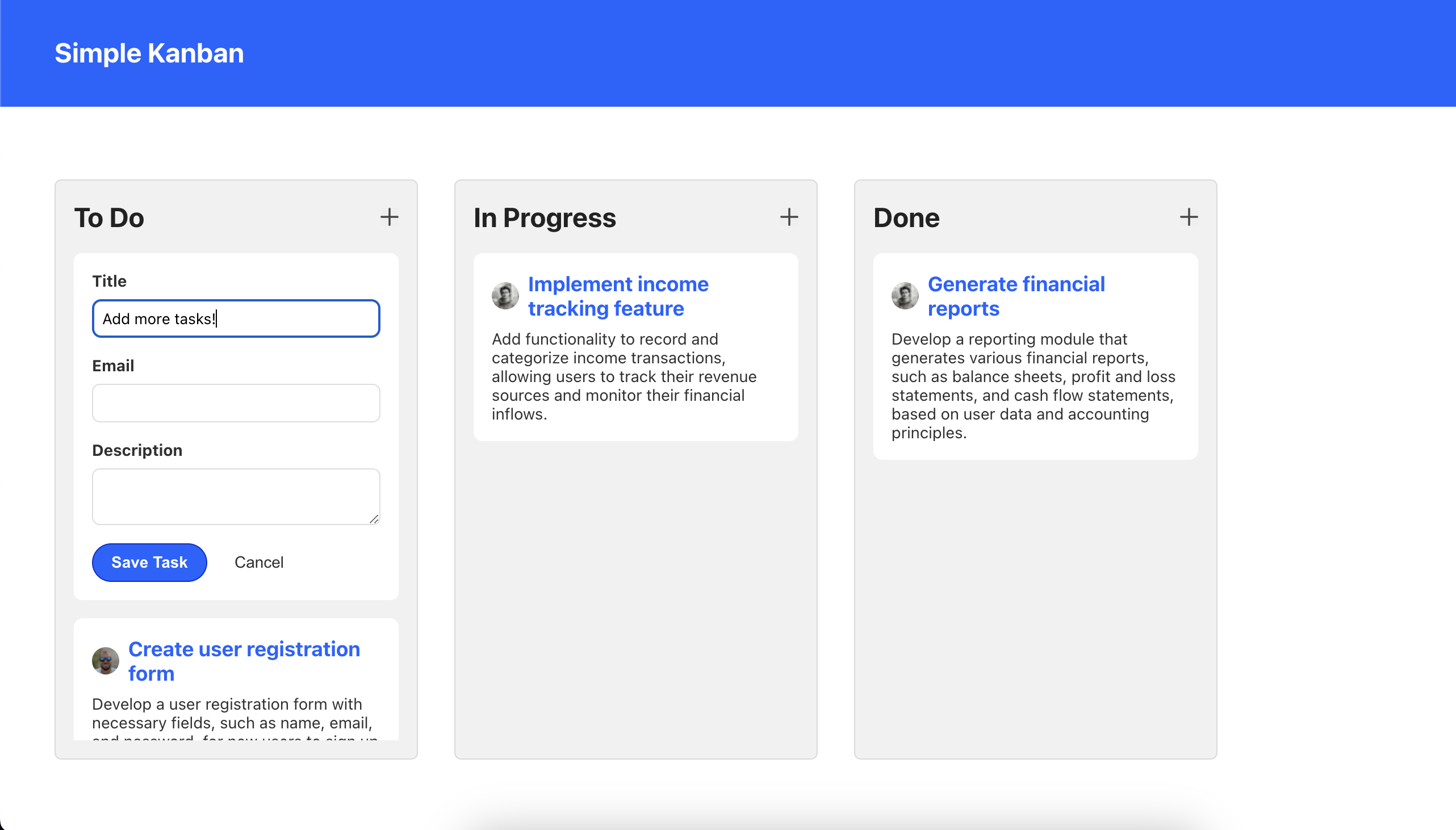 GitHub - harunsmrkovic/simple-kanban: Personal Kanban board in Local browser storage