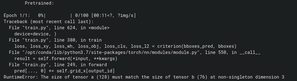 Average Precision and recall are -1 · Issue #164 · Tianxiaomo/pytorch-YOLOv4 · GitHub