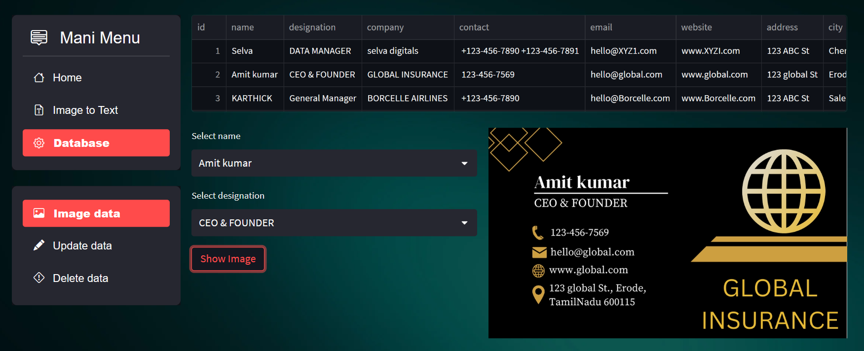 GitHub - SRIDHAR3131/Business-Card-Extraction-with-OCR: BizCard, you ...