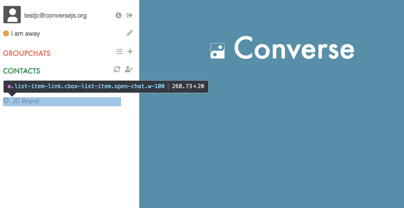 Each list-item in roster has full height · Issue #1367 · conversejs/converse.js · GitHub
