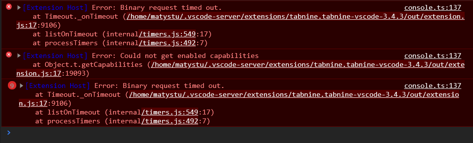 tabnine-vscode doesn't work · Issue #381 · codota/TabNine · GitHub