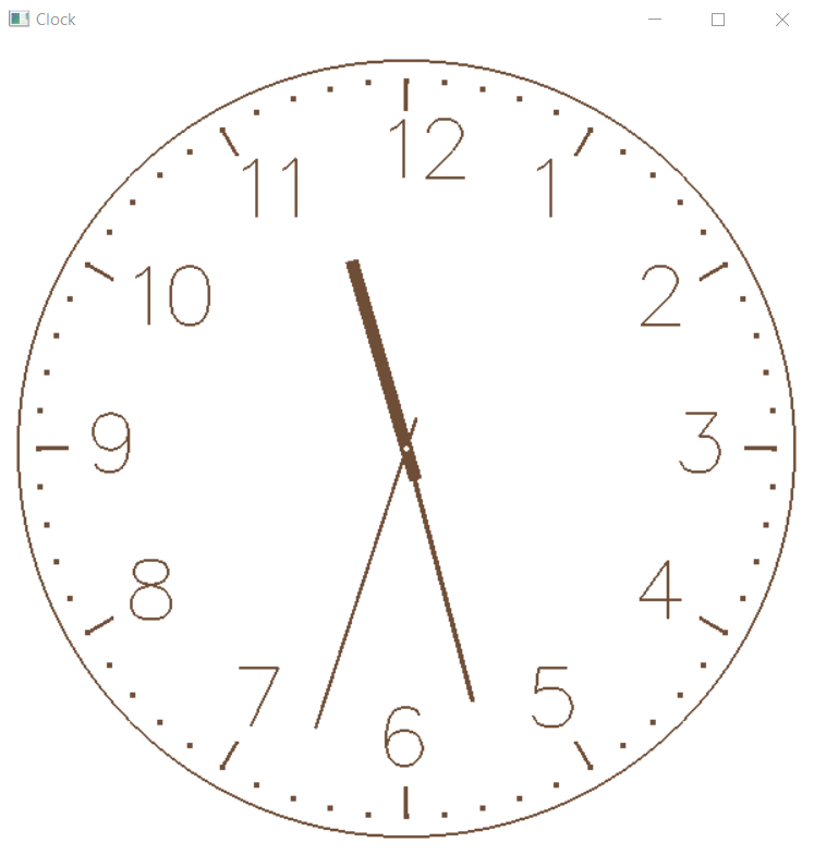 GitHub - SaraSaadoun/wall-clock: Simulation for a wall clock