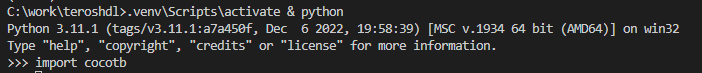 Trouble activating virtual environment on Windows · Issue #397 · TerosTechnology/vscode-terosHDL ...