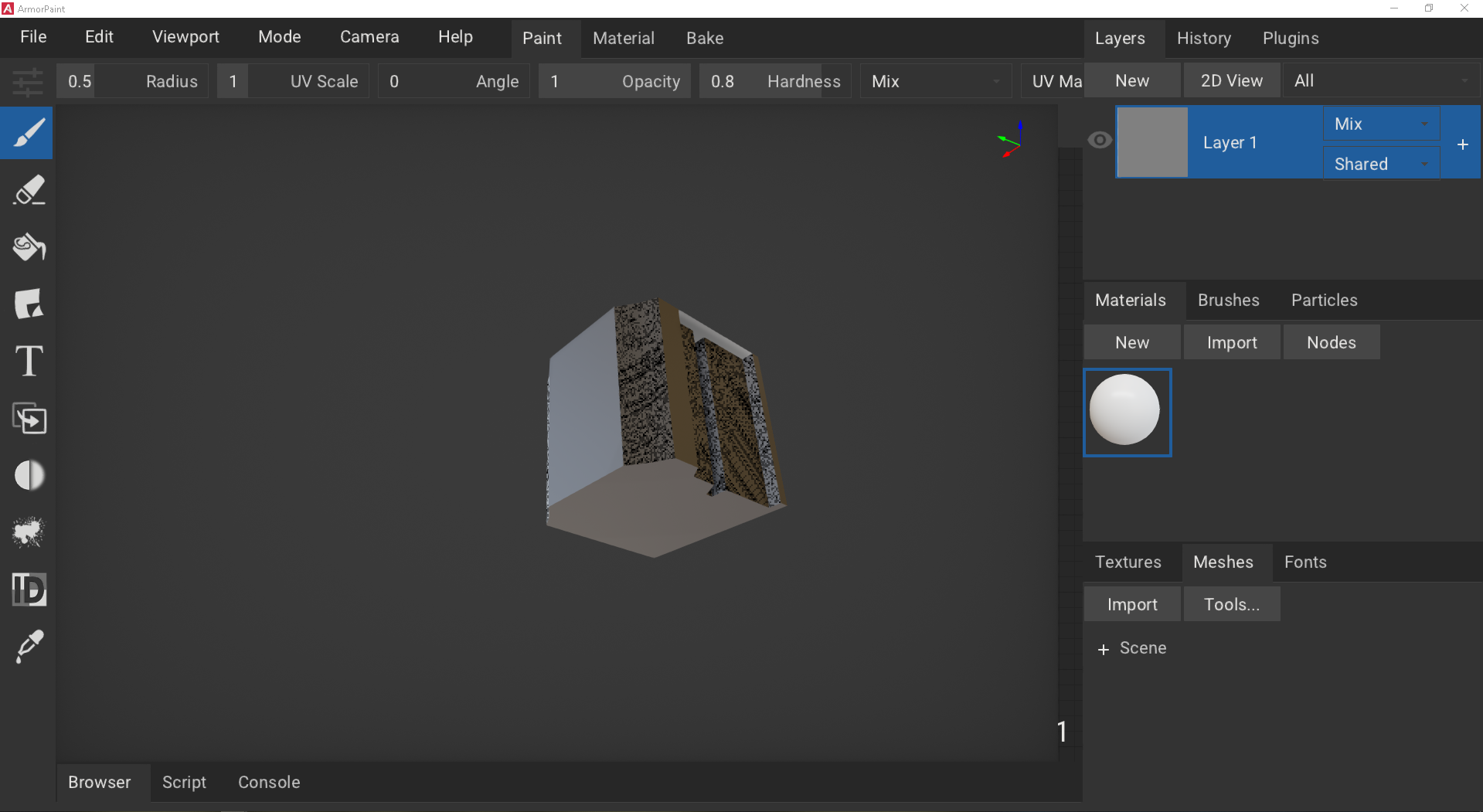 Issue with mesh import, regardless of format · Issue #1158 · armory3d/armortools · GitHub