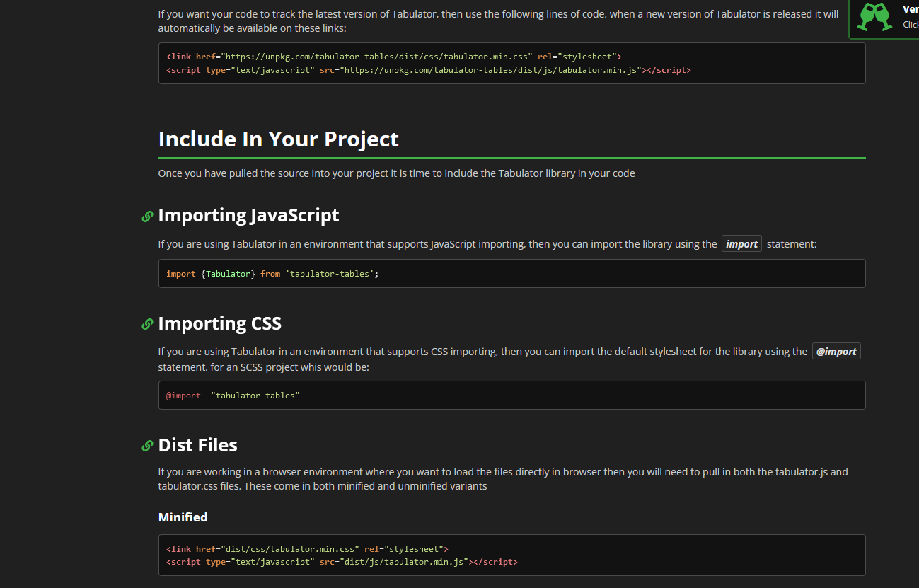 Examples Very Difficult to Read · Issue #3989 · olifolkerd/tabulator · GitHub
