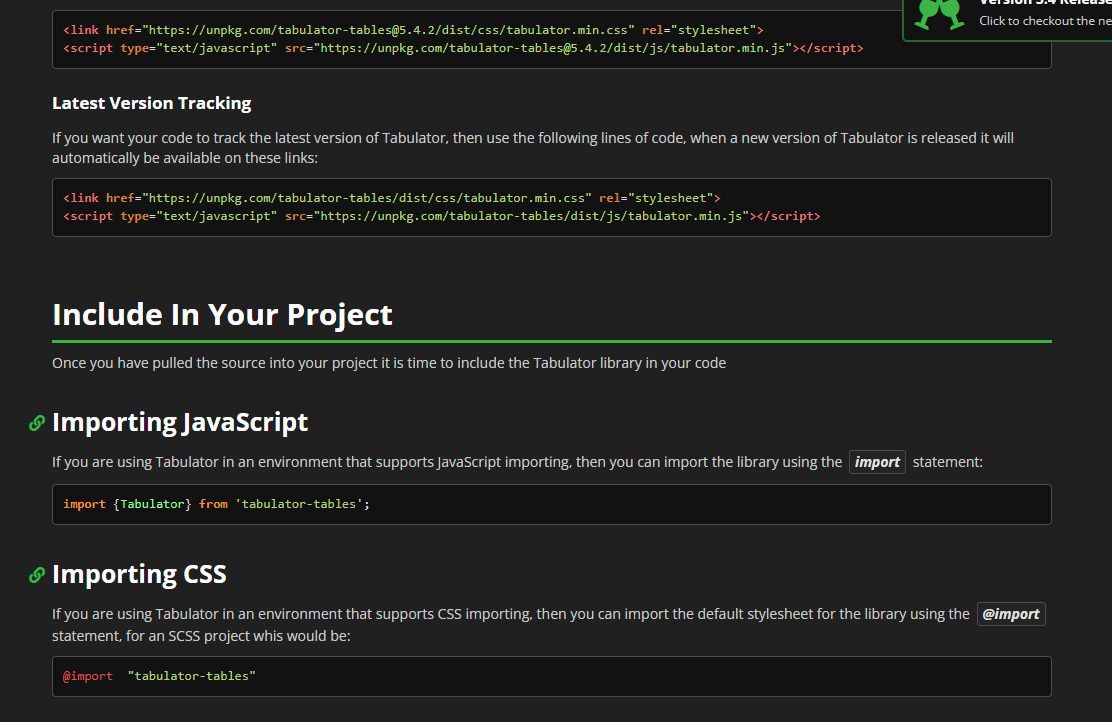 Examples Very Difficult to Read · Issue #3989 · olifolkerd/tabulator · GitHub