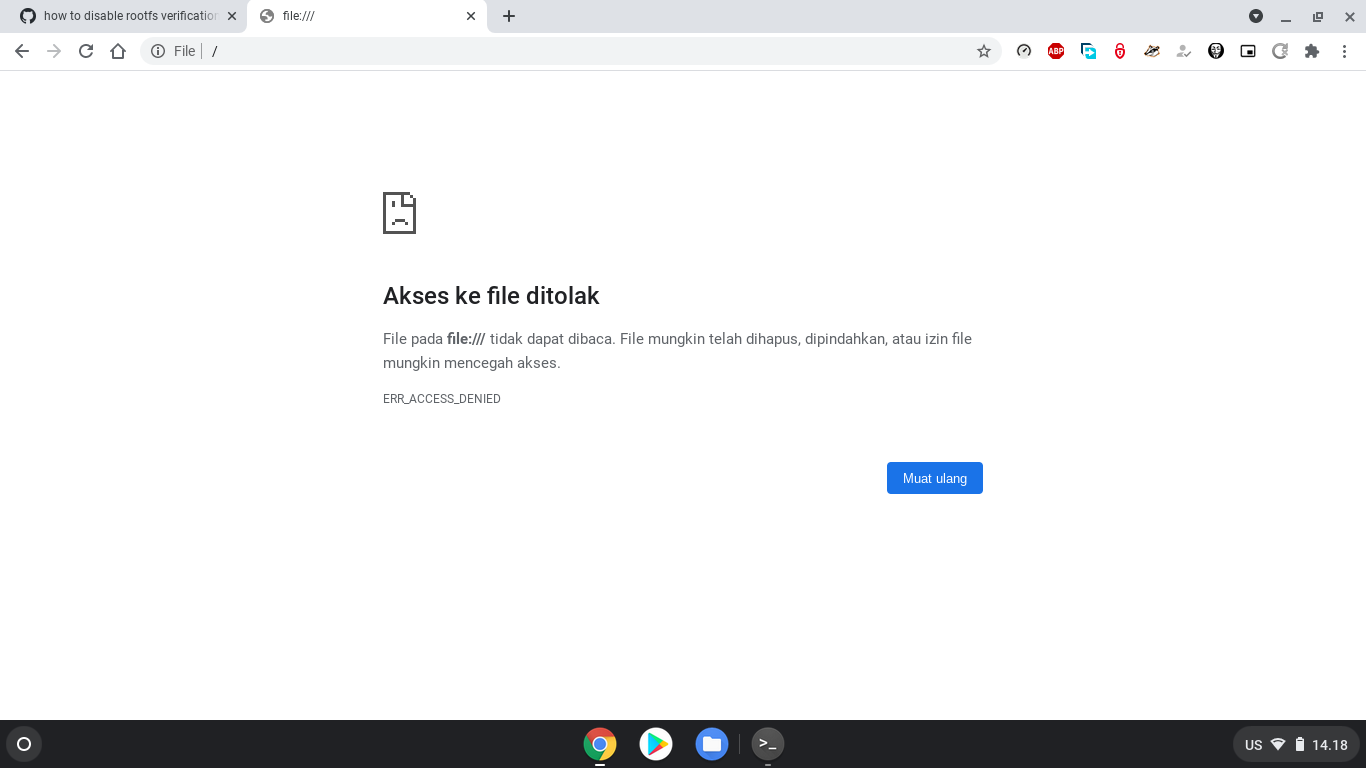 how to disable rootfs verification? · Issue #901 · sebanc/brunch · GitHub