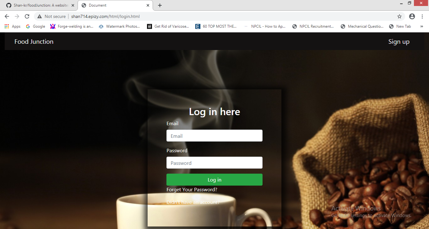 GitHub - Shan-devo/Food-Junction