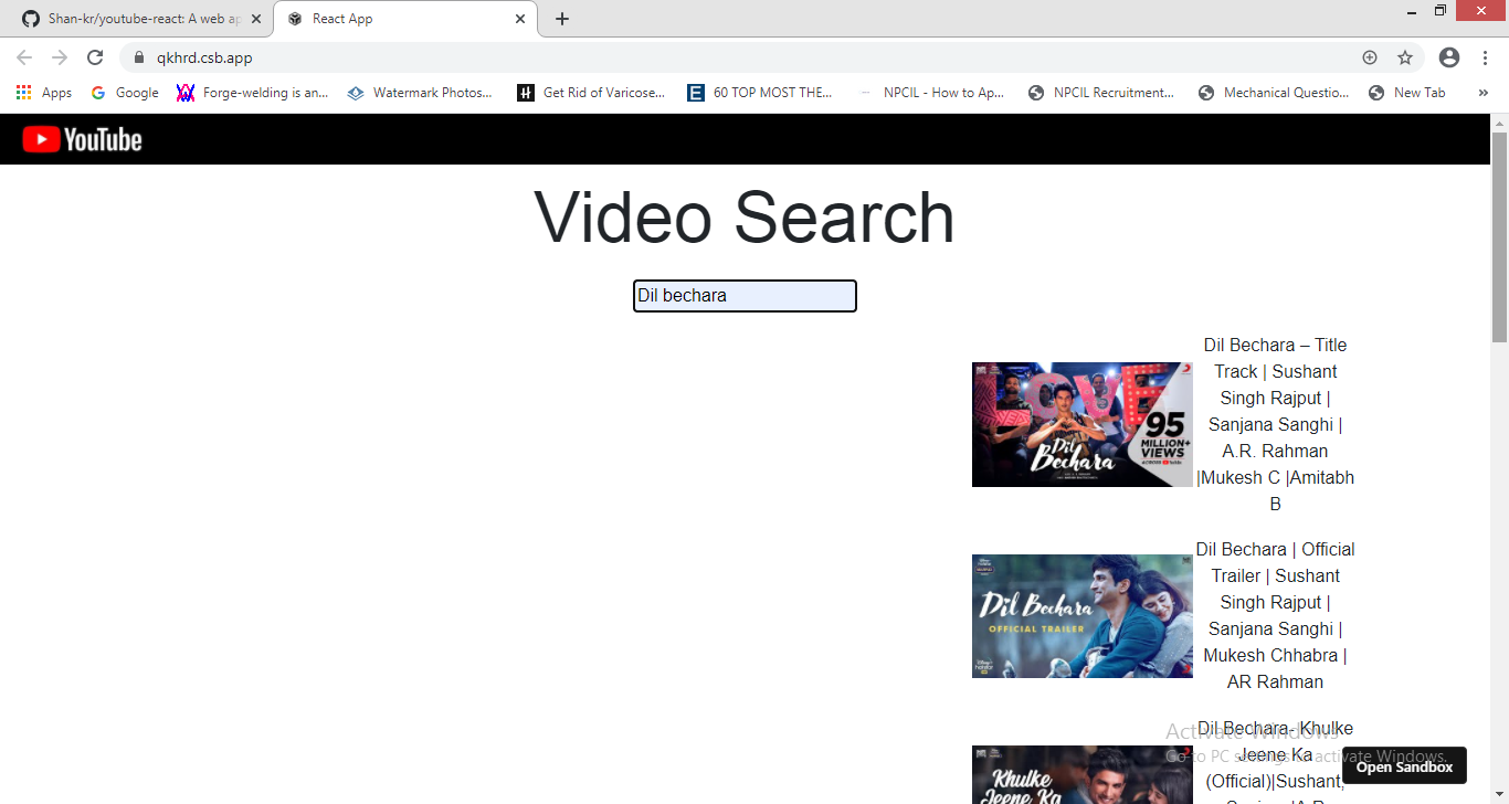 GitHub - Shan-devo/Youtube-app
