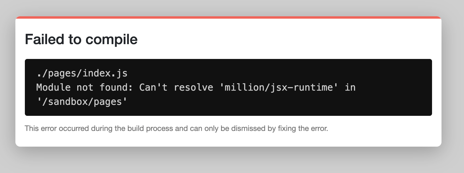 bug: unable to use million/jsx-runtime with next.js · Issue #259 · aidenybai/million · GitHub