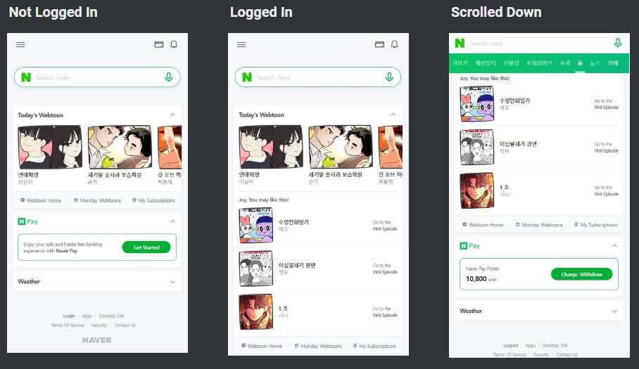 GitHub - devjoylee/naver-mobile: Cloning Naver Mobile Website built in esbuild 🍀