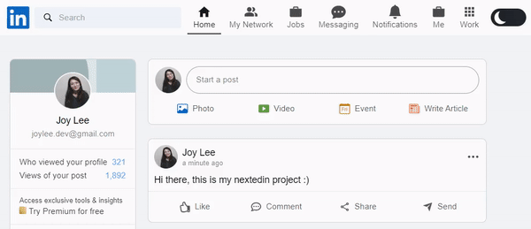 GitHub - devjoylee/nextedin: Dark & Light themed Linkedin website with NextJS! ☑
