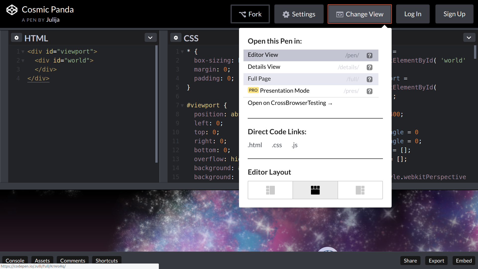 Full Screen Mode · Issue #30 · vizhub-core/vizhub-v1 · GitHub