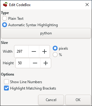 Codebox Style Scheme options do not change appearance · Issue #2192 · giuspen/cherrytree · GitHub