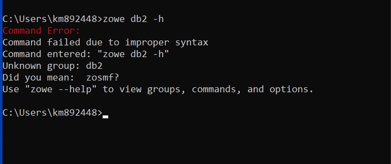 This Plugin Has Command Errors No Plugin Commands Will Be Available Db2 Cli · Issue 765