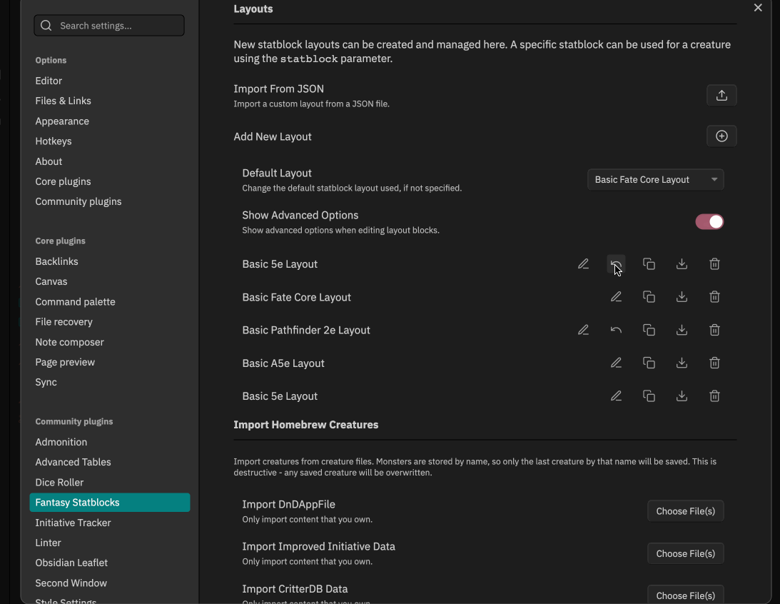Layout reset button doesn't work as expected · Issue #172 · javalent/fantasy-statblocks · GitHub