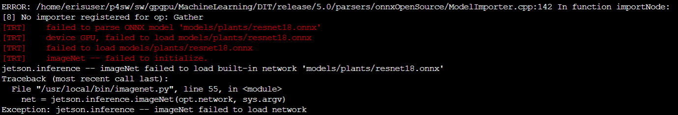 Custom Pretrained ONNX Model not initializing with ImageNet · Issue #750 · dusty-nv/jetson ...