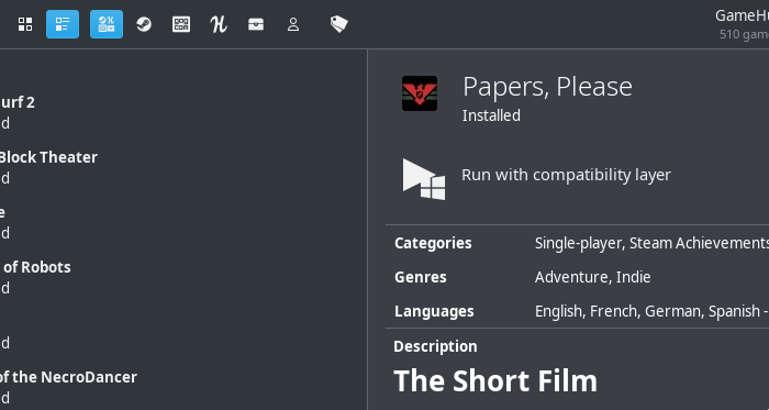 List of games in "List" view scrollable too far horizontally · Issue ...
