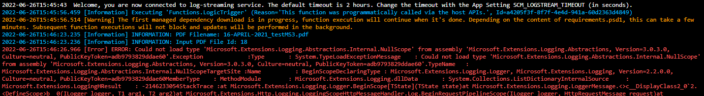 [BUG] PnP.PowerShell 1.10.0 throws error when connecting from Azure Function · Issue #2032 · pnp ...