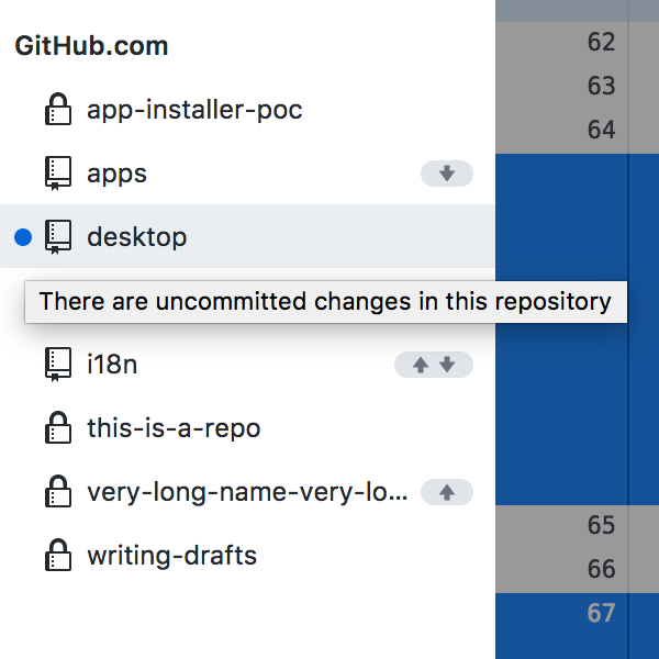 [RFC] change repository indicators to be on-demand · Issue #5593 · desktop/desktop · GitHub