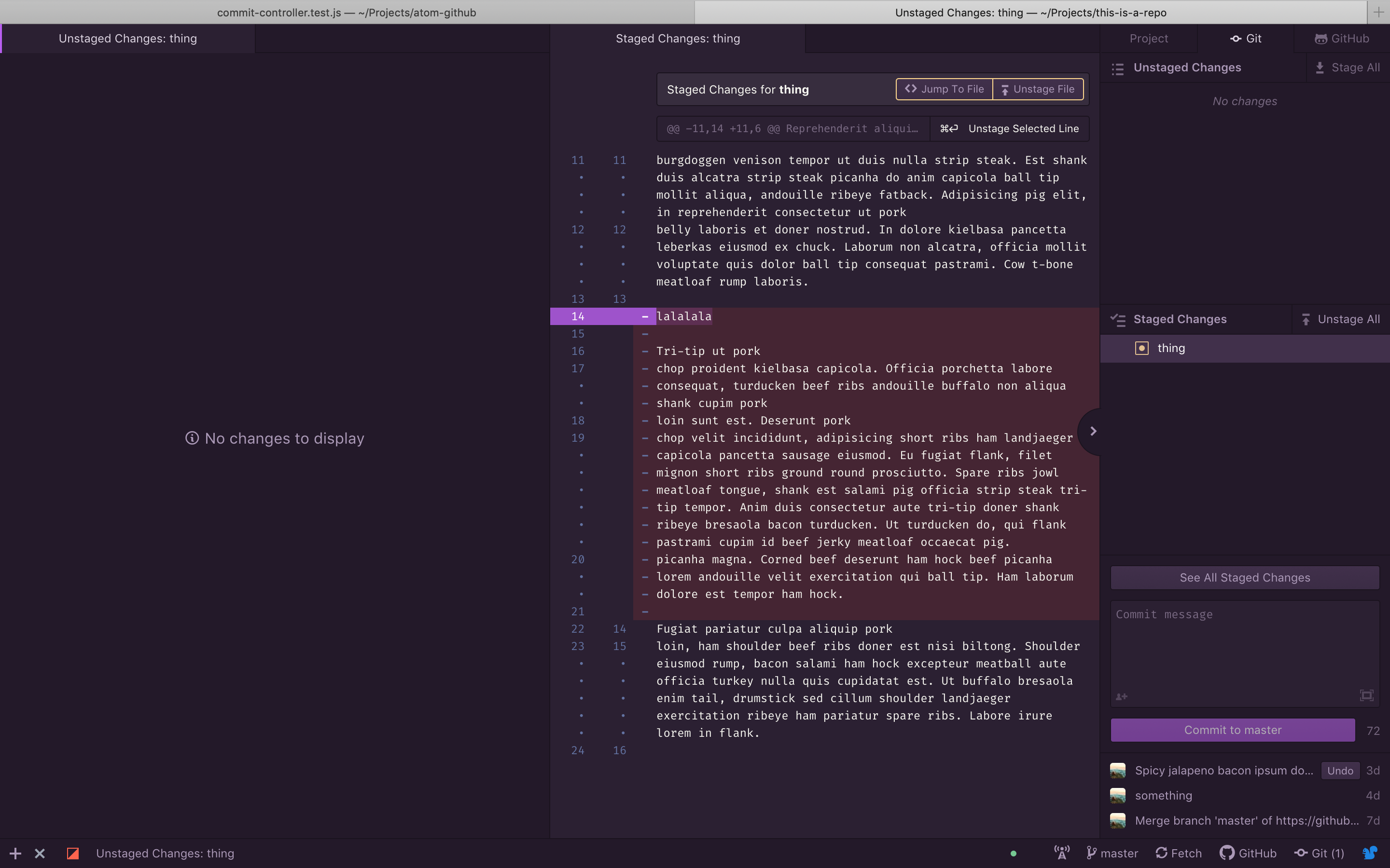 Commit Preview pane isn't closed after committing · Issue #1812 · atom/github · GitHub