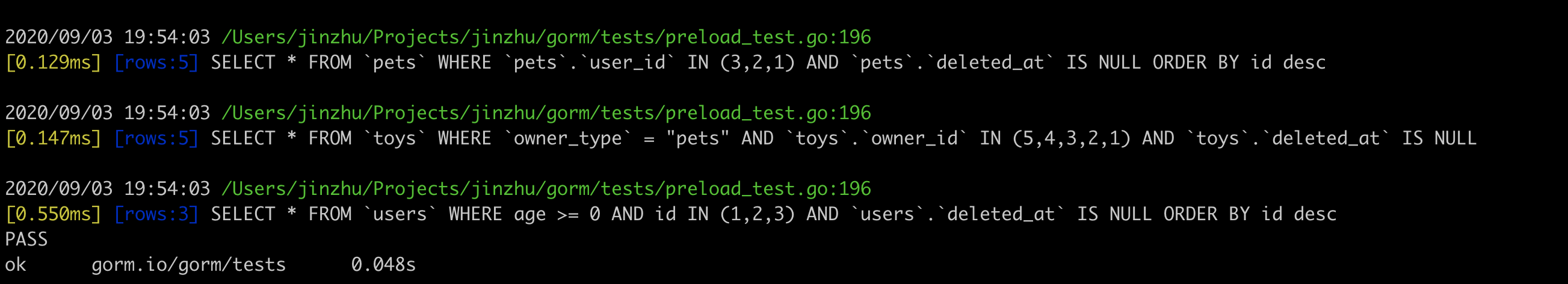 预加载 Funcdb Gormdb Gormdb 报错 Invalid Query Condition · Issue 3375 · Go Gormgorm · Github