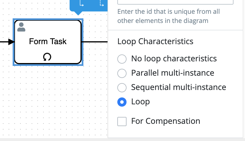 "Element is missing ID" error popping up in the BPMN issues part, but no element is being ...