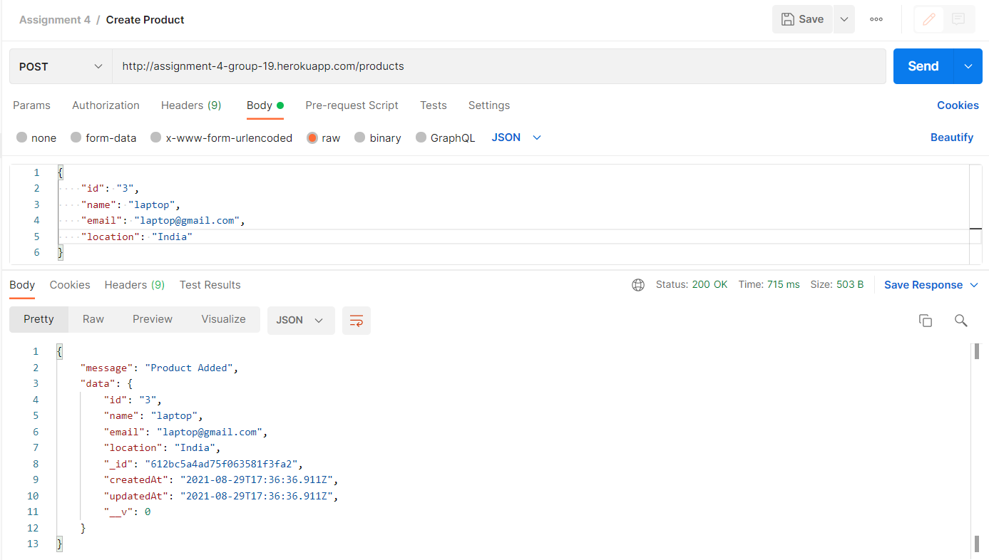 GitHub - samir-0711/Assignment-4: REST APIs
