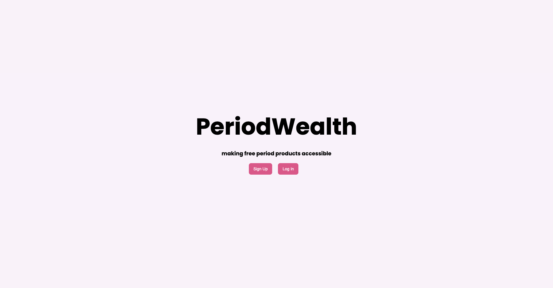 GitHub - vanessavmac/period-wealth: A PERN stack web application for locating free period products.
