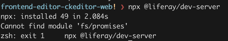 Liferay Dev Server Doesn T Work With Older Versions Of Node · Issue 697 · Liferay Liferay
