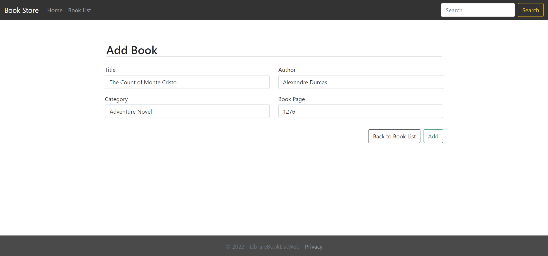GitHub - yusufcelilalak/library-book-list: A small book store ...