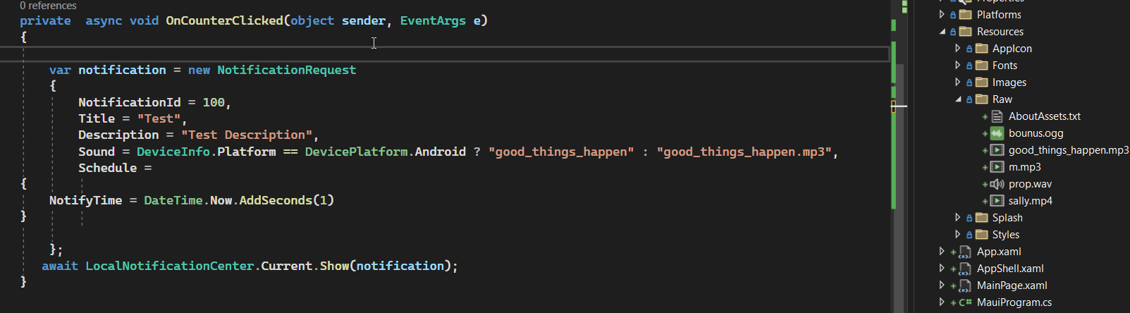 Sound not working in .net maui · Issue #309 · thudugala/Plugin.LocalNotification · GitHub