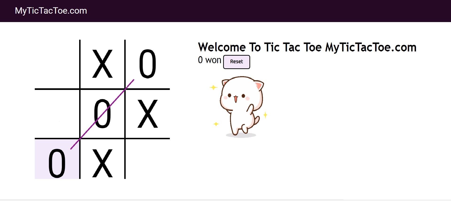 GitHub - shreya-n-kumari/Tic-Tac-Toe-Game