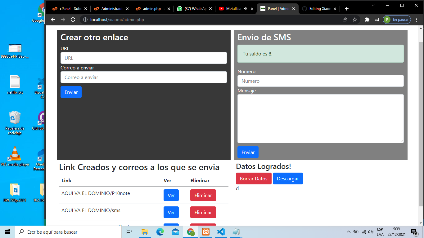GitHub - PiterIvano/Xiaomi: Xiaomi, Phishing de xiaomi con panel de administración.