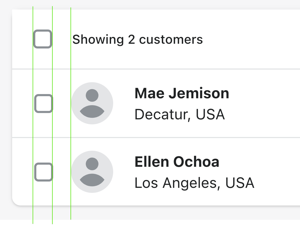 Resource list bulk actions checkbox alignment is off · Issue #7959 · Shopify/polaris · GitHub