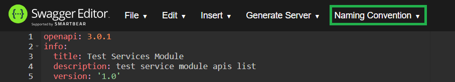 Please allow Kebab case file naming convention in the website for apis ...