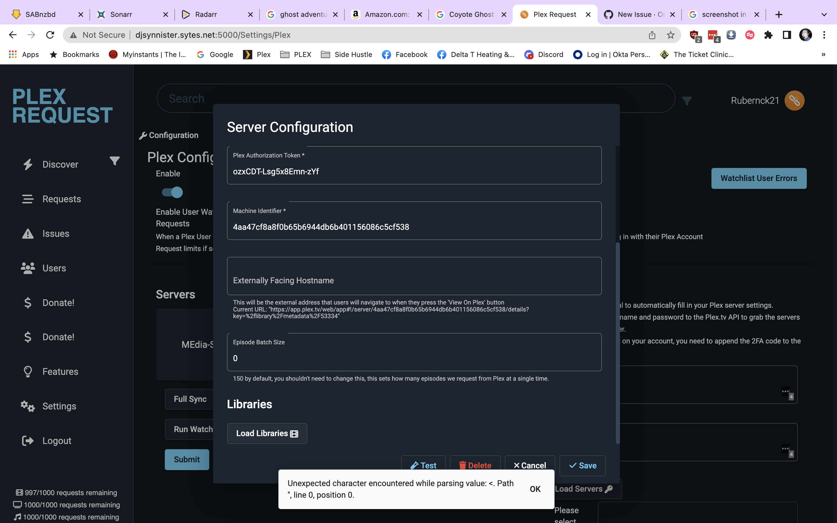 Ombi not seeing content on plex server to show if available or not · Issue #4825 · Ombi-app/Ombi ...