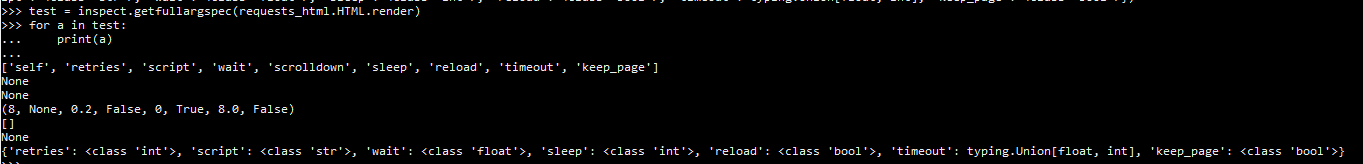 Deprecated/missing arguments in render/arender() function · Issue #407 · psf/requests-html · GitHub