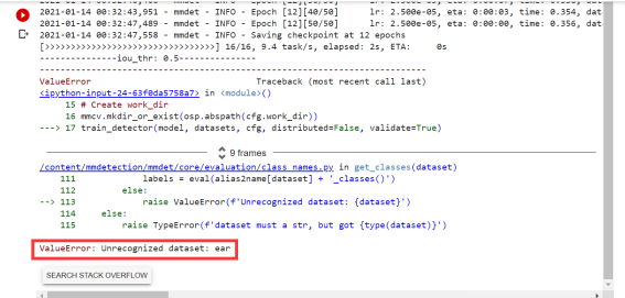 Unrecognized dataset · Issue #4448 · open-mmlab/mmdetection · GitHub