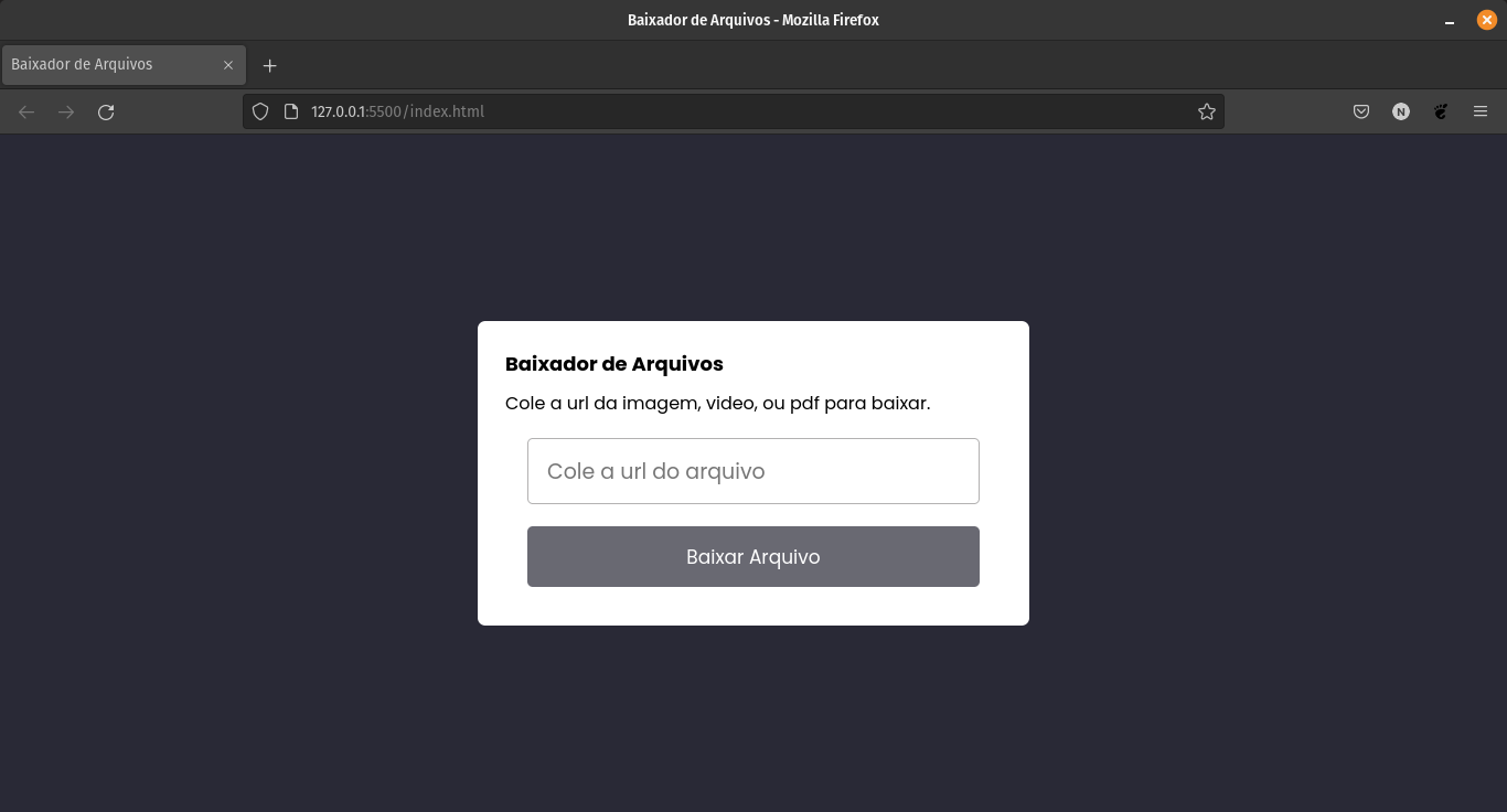 GitHub - NicolauAlfredo/baixador-arquivos
