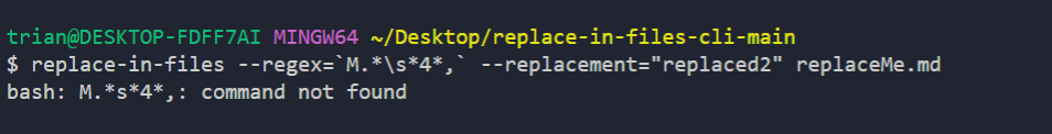 Option can escape the executable and inject cmd commands... · Issue #19 · sindresorhus/replace ...