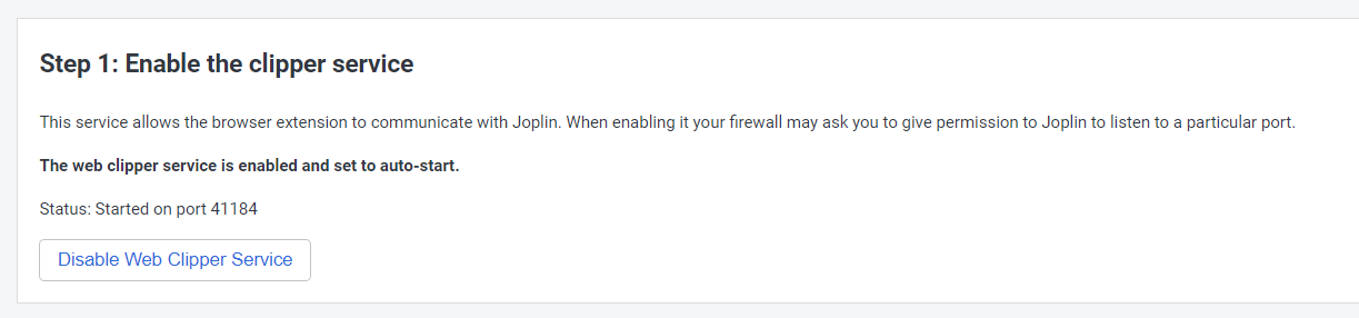 Web clipper can't connect to Joplin · Issue #5348 · laurent22/joplin · GitHub