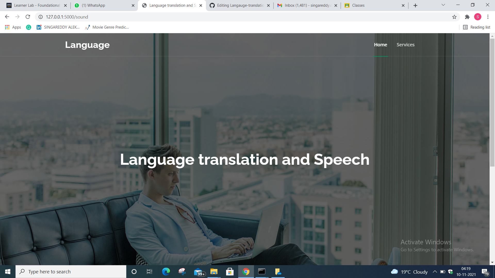 GitHub - Singareddy1999/Langauge-translation-and-Speech