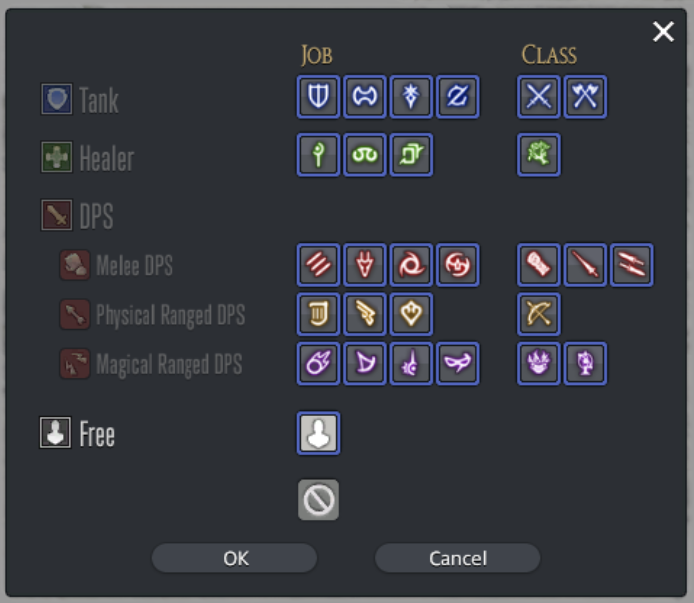 Misaligned Glowing Job Icons w/ Black Background on Character Menu ...