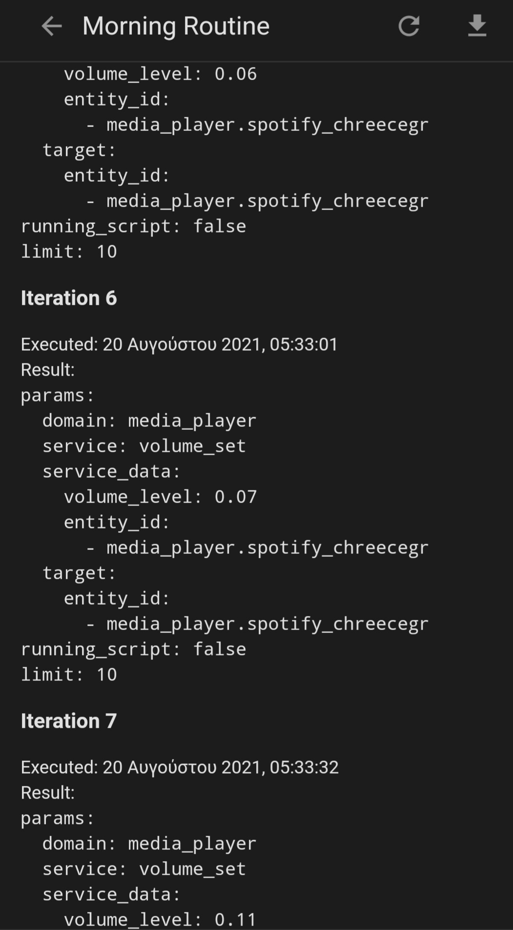 SPOTIFY increase volume script +0.01 can't get higher as 0.06 · Issue ...