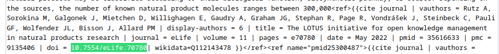 as a wikipedian I want to replace any cs1 template with a cite q ...