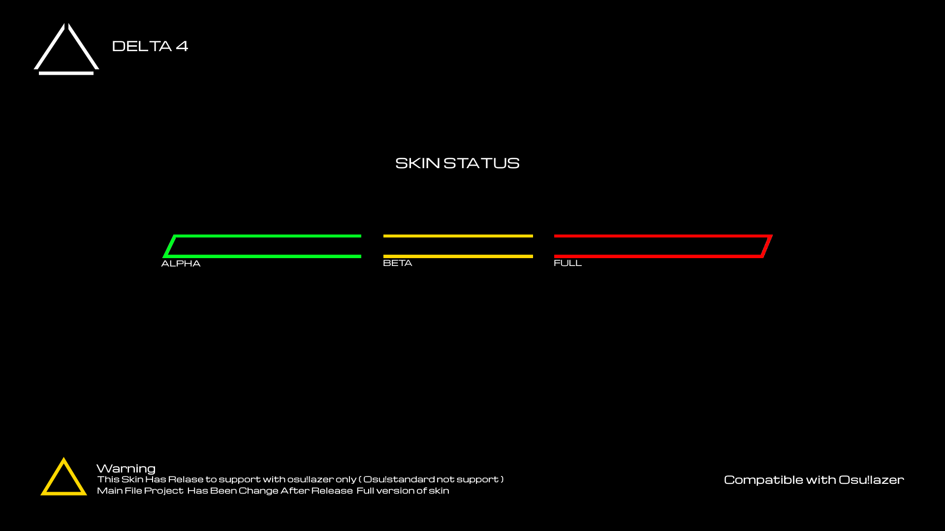 GitHub - Iceotaku/DELTA4: New Project Skin For Osu!lazer
