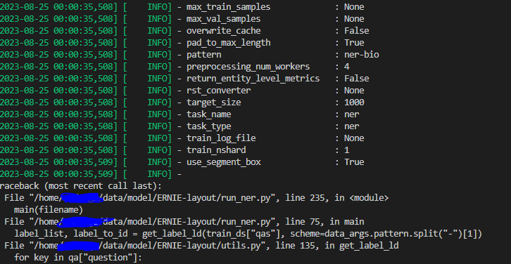 [Bug]: 源码提供的Funsd和xfund_zh数据集缺少字段导致复现ERNIE-layout微调中多处报错 · Issue #6817 ...