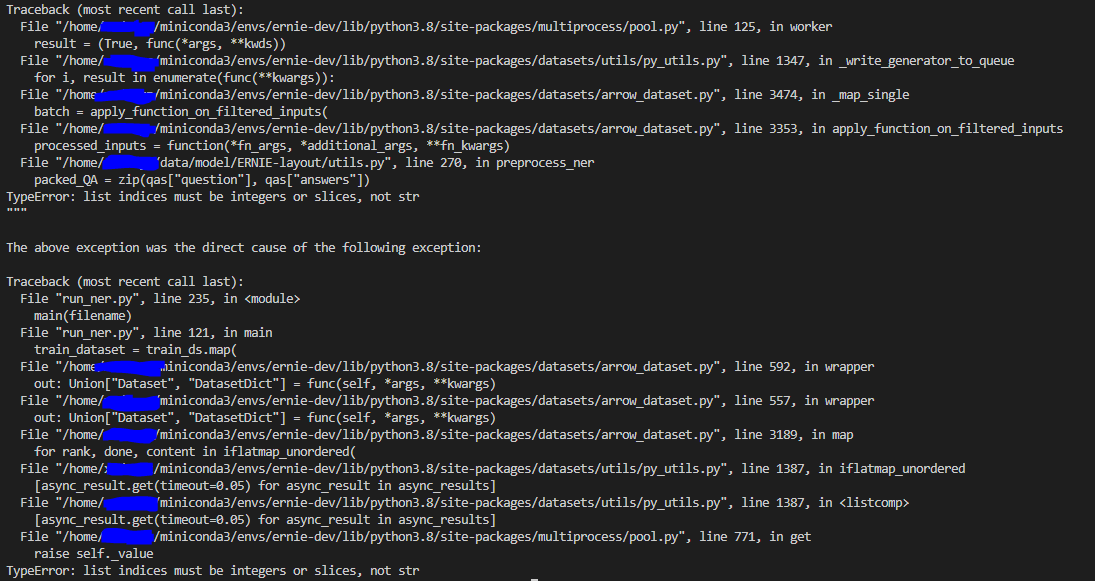 [Bug]: 源码提供的Funsd和xfund_zh数据集缺少字段导致复现ERNIE-layout微调中多处报错 · Issue #6817 · PaddlePaddle/PaddleNLP ...